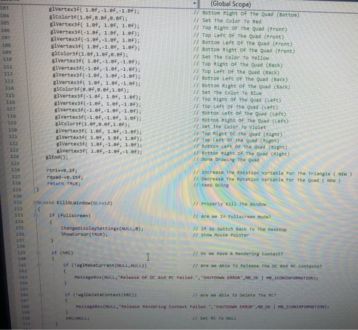 Solved X Esson 5cpp A Lesson5 Global Scope This Code Was