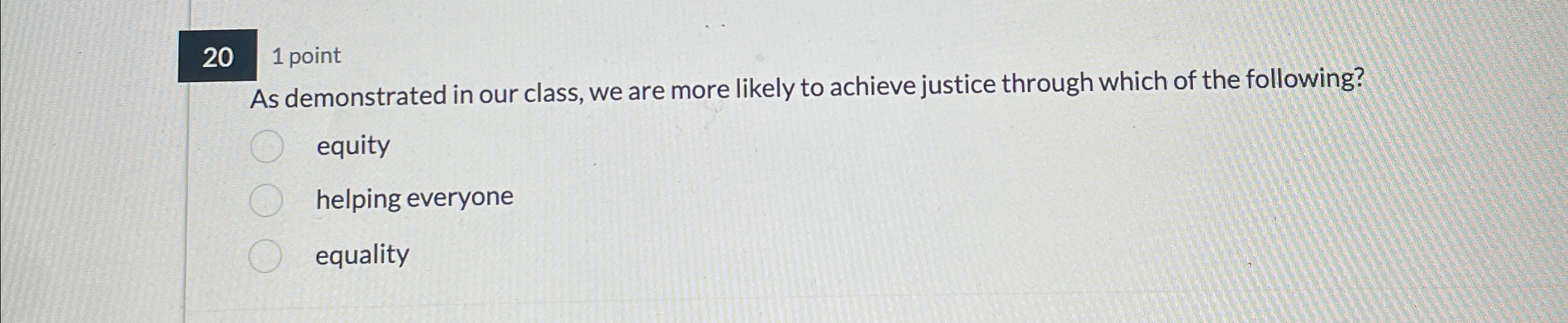 Solved 201 ﻿pointAs demonstrated in our class, we are more | Chegg.com