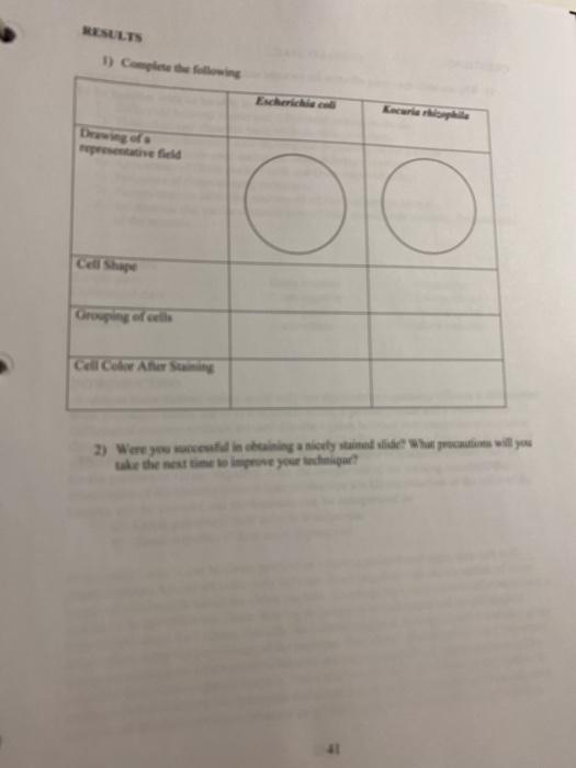 Solved 1) Collowing Kocuri re Dewing repetitive field O Ce | Chegg.com