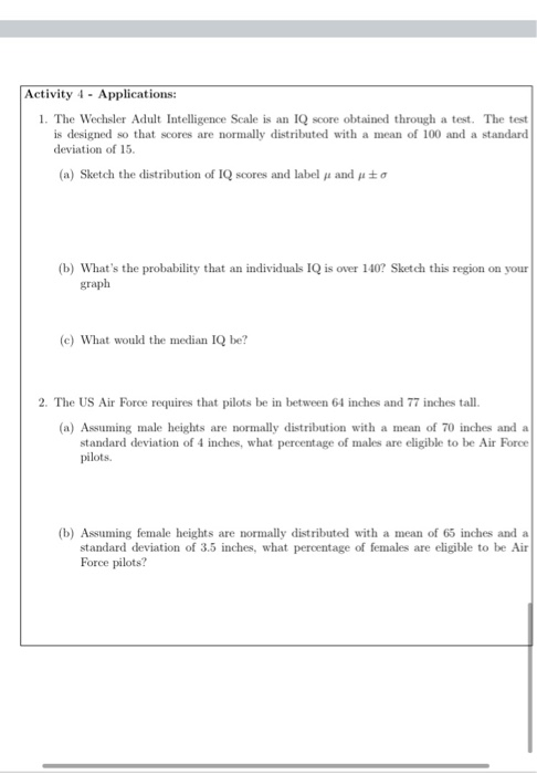 Solved Stat 300 Unit 2 - Lab 7- The Introduction to the | Chegg.com