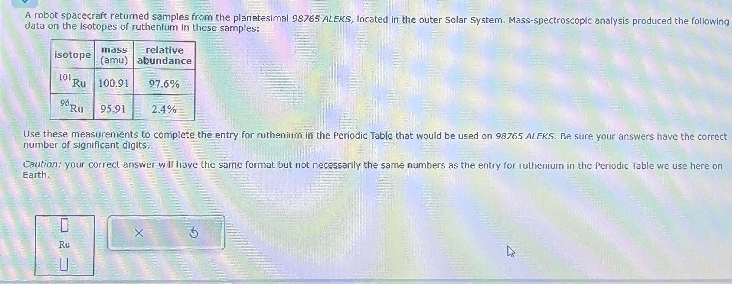 Solved A robot spacecraft returned samples from the | Chegg.com