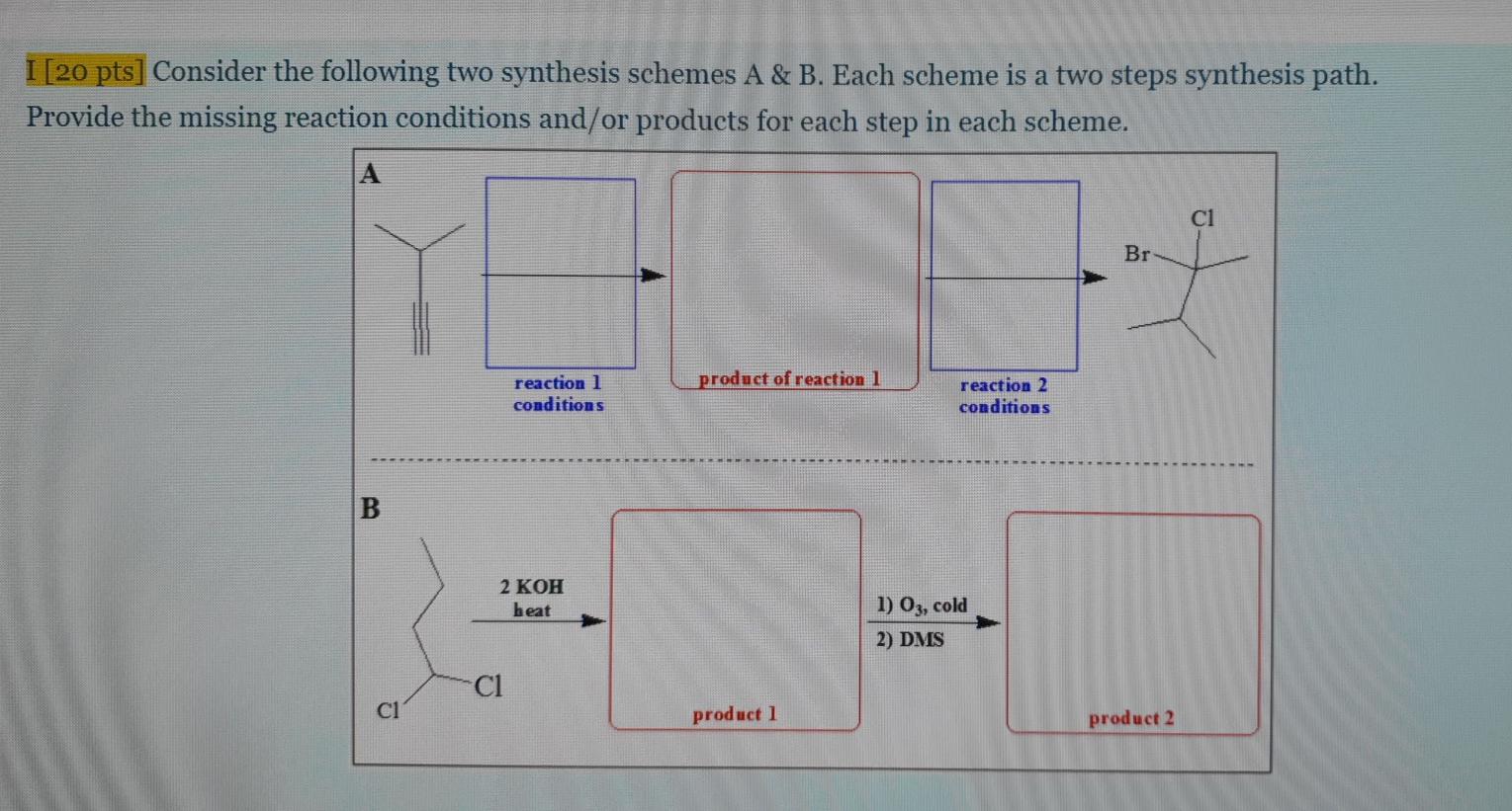 Solved I [20 pts] Consider the following two synthesis | Chegg.com