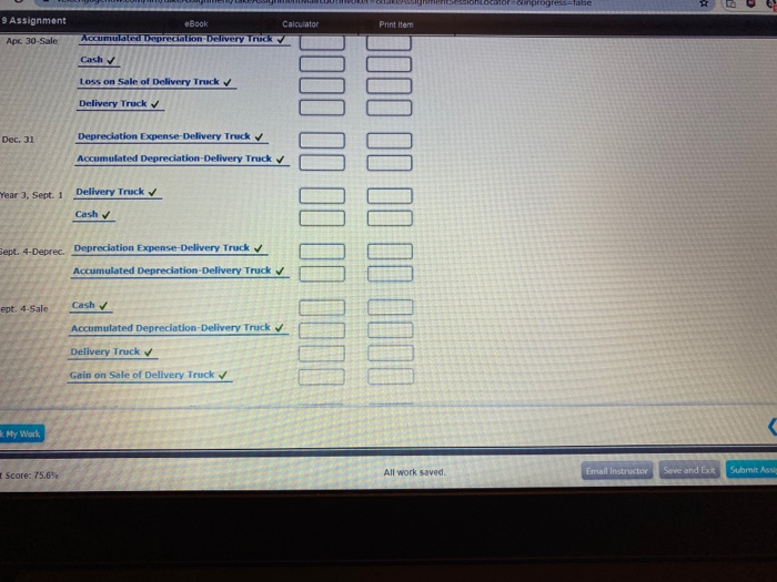 Solved Assignment eBook Calculator Print Item ansactions for | Chegg.com