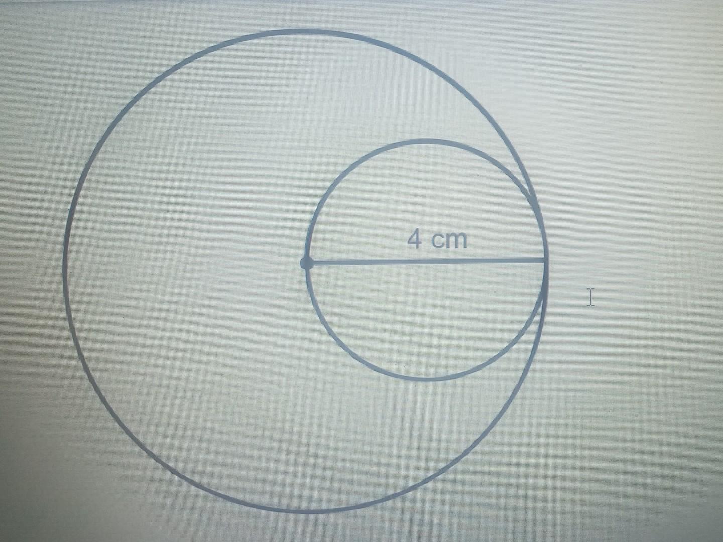 Solved What is (area of large circle) - (area of small | Chegg.com