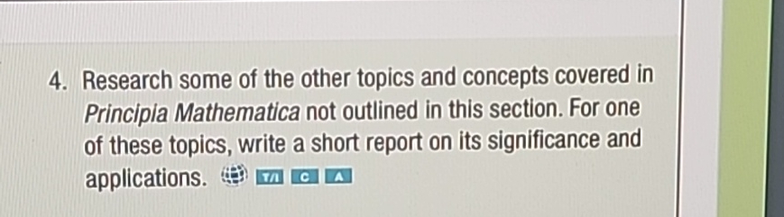 Solved Research some of the other topics and concepts | Chegg.com