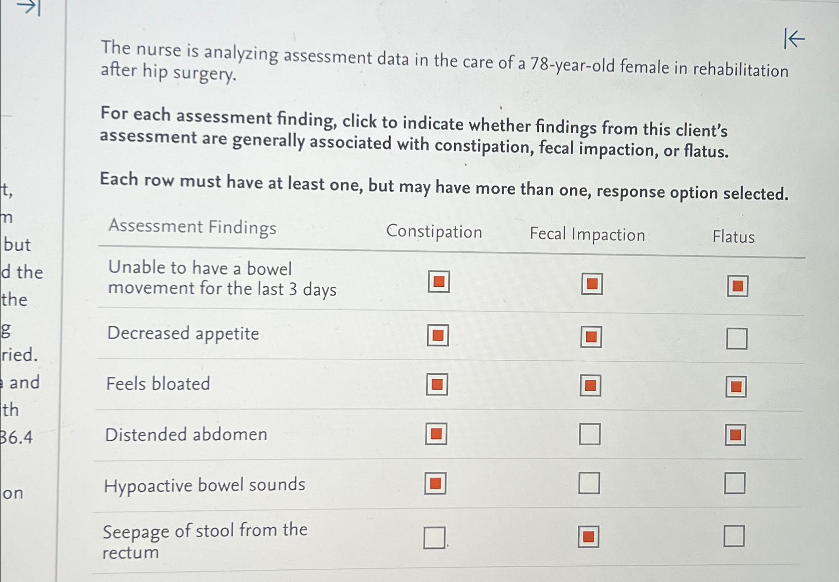 Solved The nurse is analyzing assessment data in the care of | Chegg.com