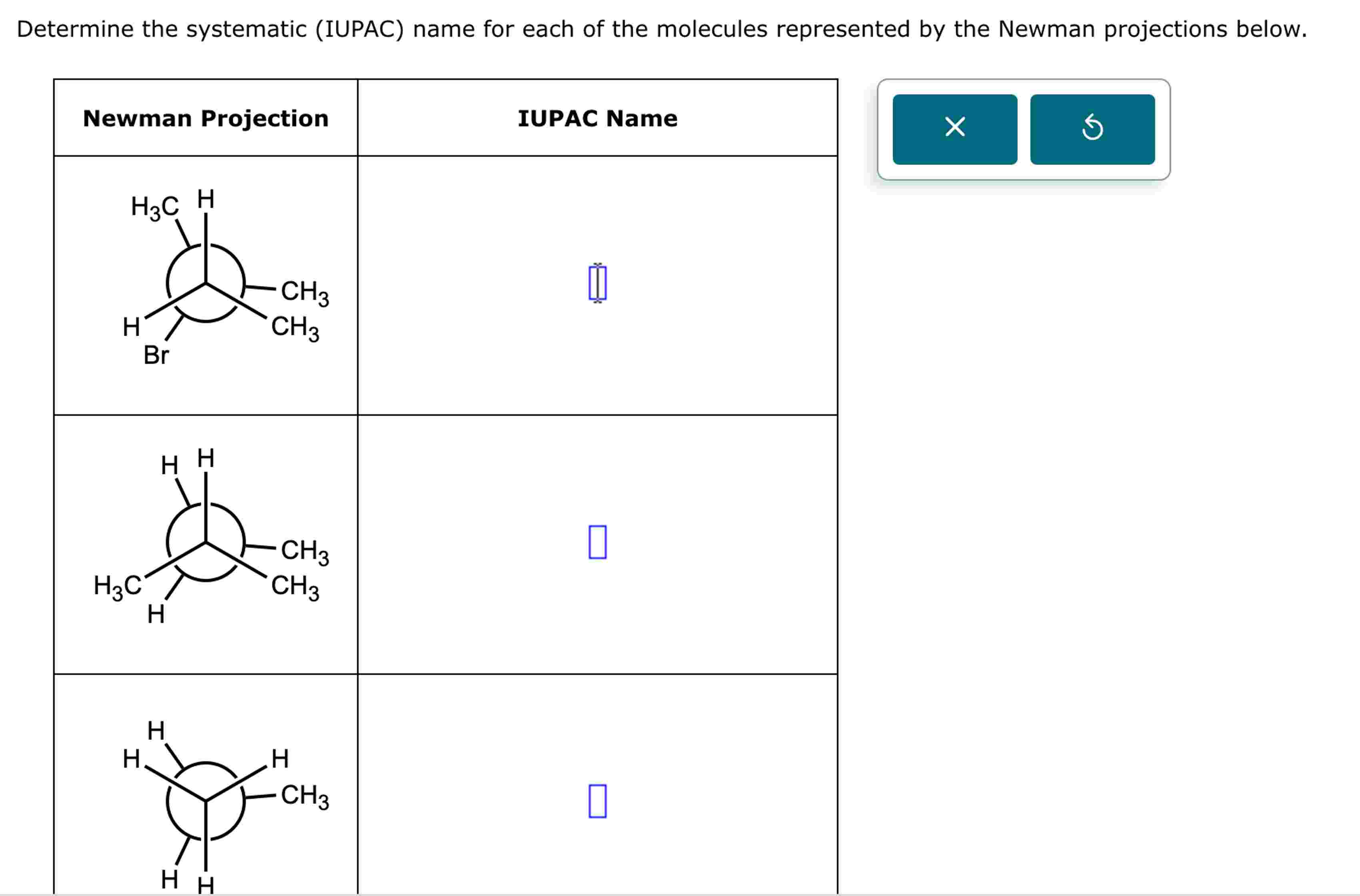 Solved Determine the systematic (IUPAC) ﻿name for each of | Chegg.com