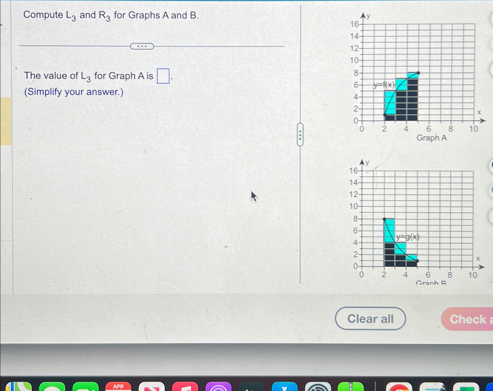 Solved Compute L3 ﻿and R3 ﻿for Graphs A and B.The value of | Chegg.com