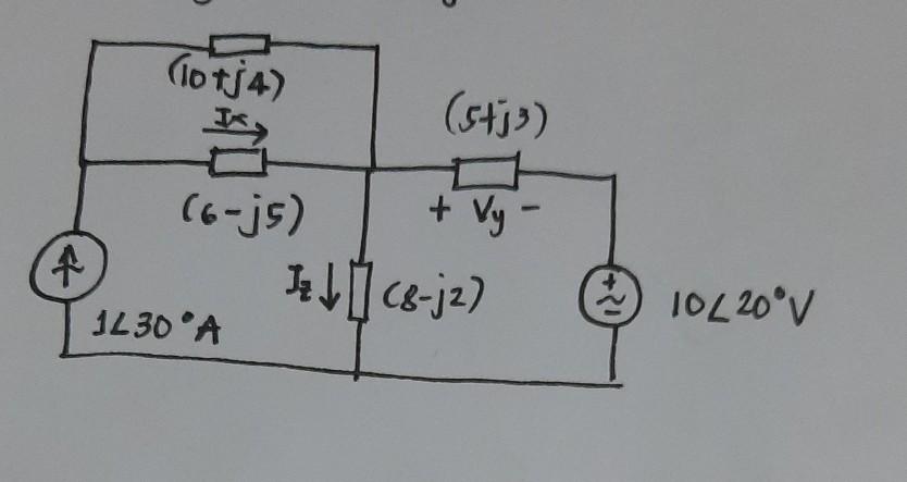 Solved solve V1, v2,v3, Ix, Vy, Iz using Nodal Analysis | Chegg.com