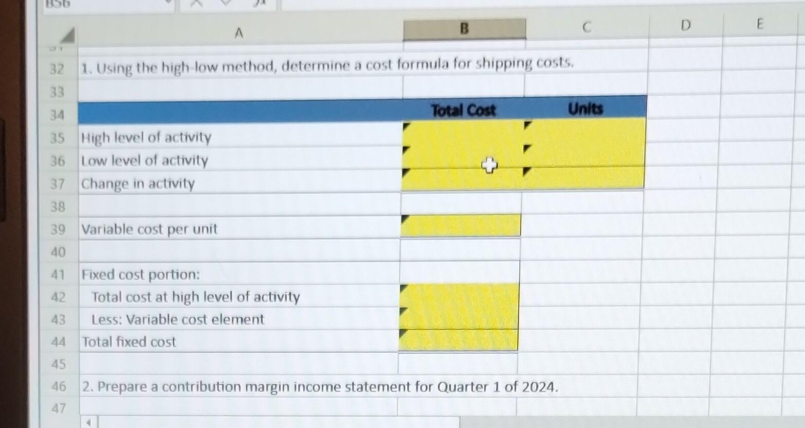 Solved lay Corporation has decided to prepare contribution | Chegg.com