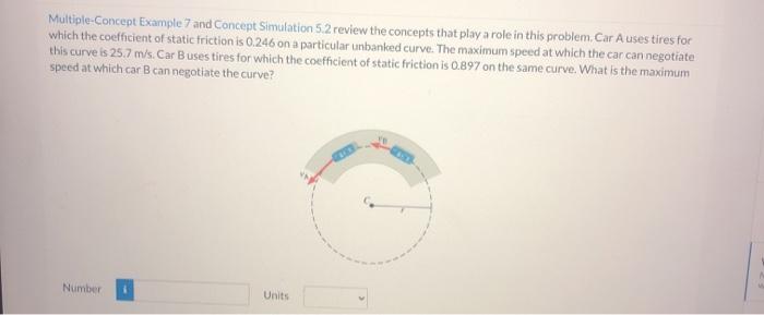 Solved Multiple-Concept Example 7 and Concept Simulation 5.2 | Chegg.com