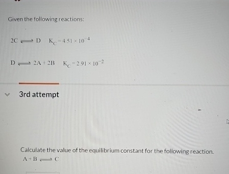 Solved Given the following | Chegg.com