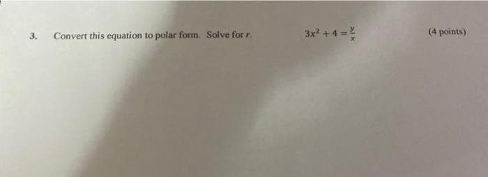 Solved r2 = 6 cos 20 4. Convert this equation to rectangular | Chegg.com
