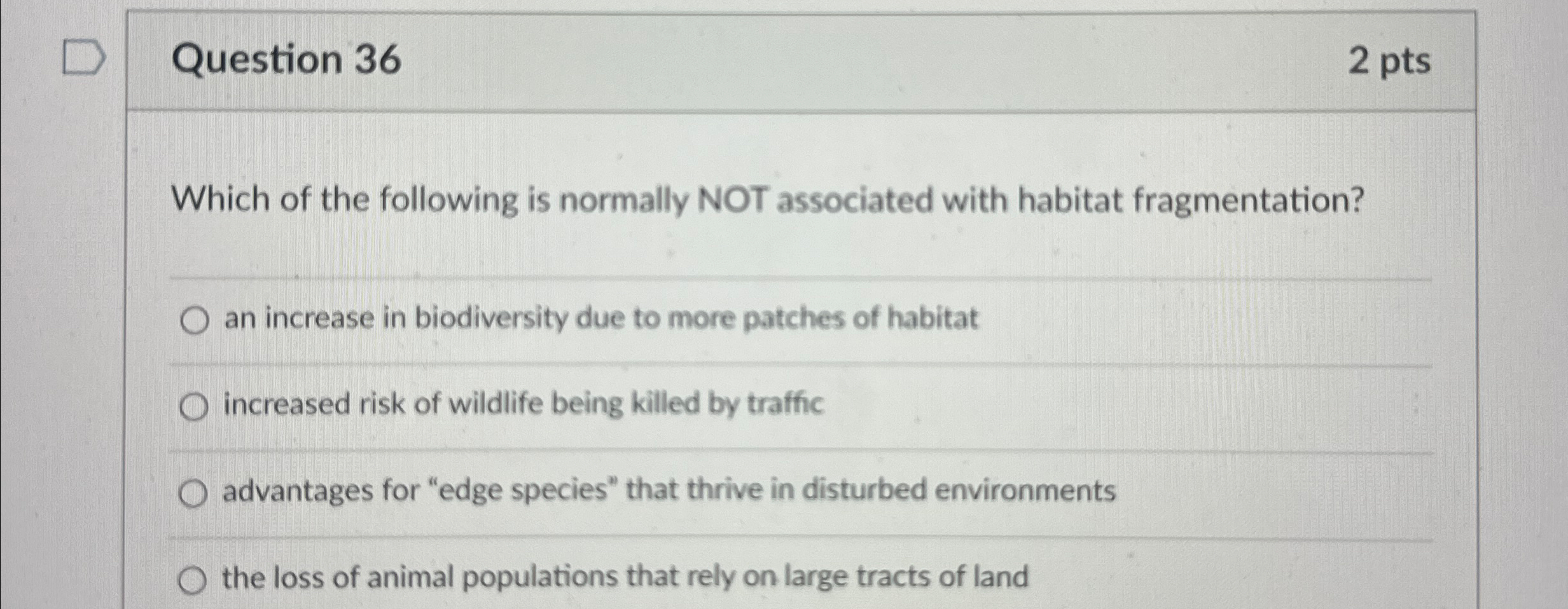 Solved Question 362 ﻿ptsWhich of the following is normally | Chegg.com
