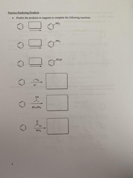 Solved Practice Predicting Products Predict the products or | Chegg.com