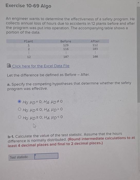 Solved An Engineer Wants To Determine The Effectiveness Of A