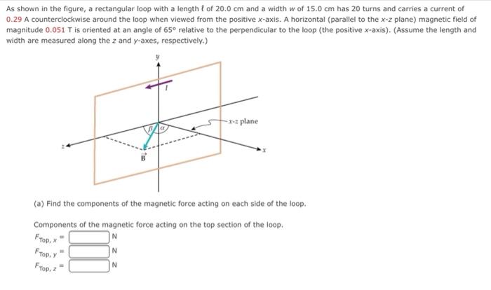 Solved As shown in the figure, a rectangular loop with a | Chegg.com