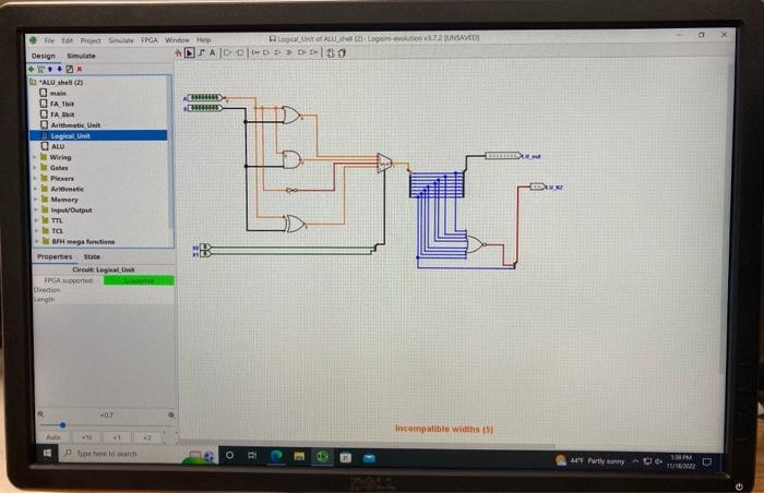 Solved Please help on complete this project and use logsim | Chegg.com