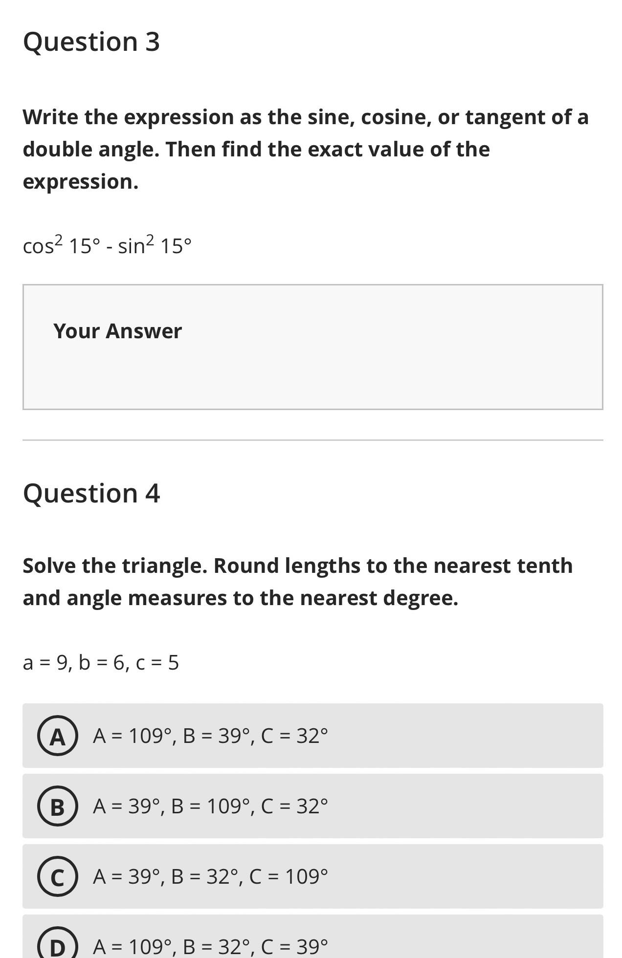 Solved Question 3Write the expression as the sine, cosine, | Chegg.com Solved Question 3Write the expression as the sine, cosine, | Chegg.com
