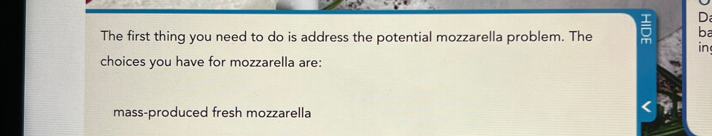 Solved The first thing you need to do is address the | Chegg.com