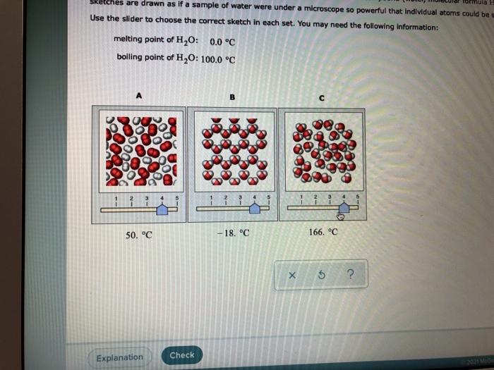 Solved O MATTER Distinguishing solid, liquid and gas phases | Chegg.com