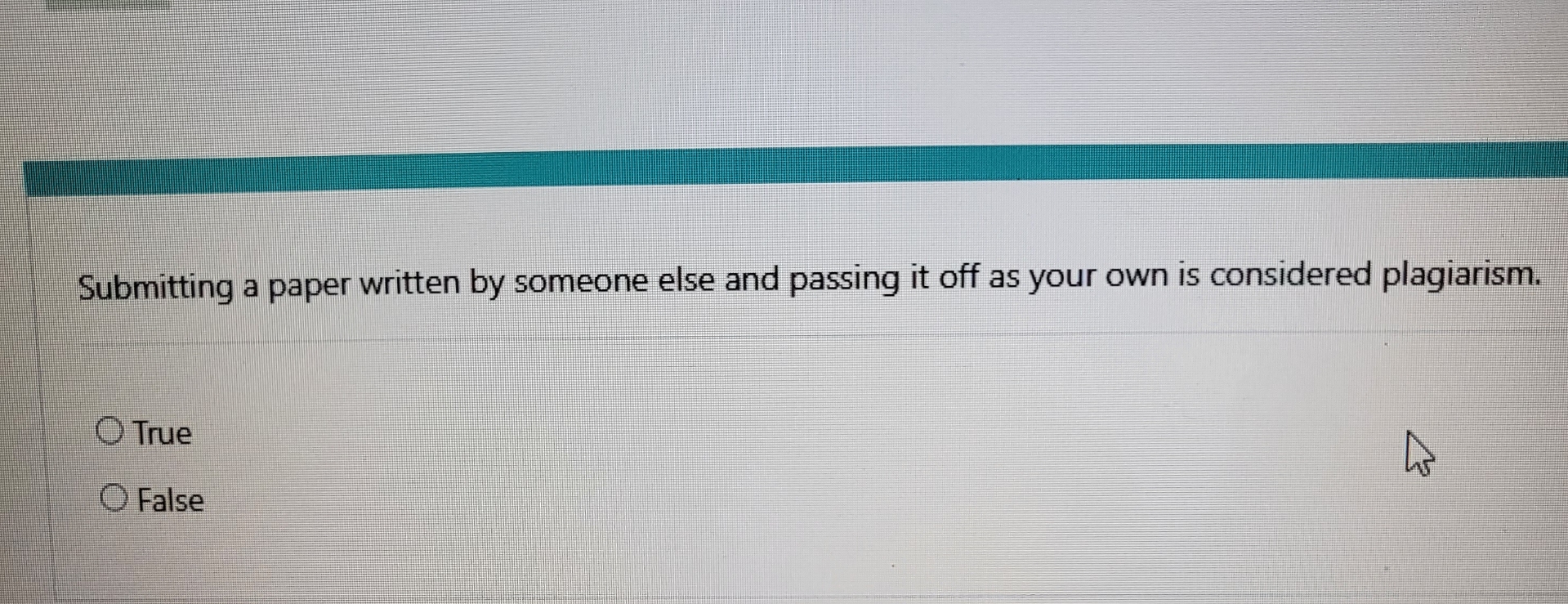 Solved Submitting a paper written by someone else and | Chegg.com