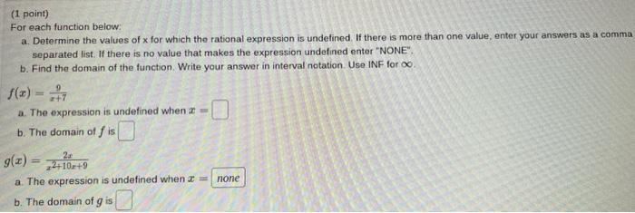 Solved #5. a. Determine the values of x for which the | Chegg.com