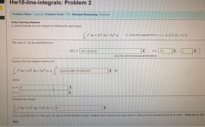 Solved hw 18 prob 2 got everything i know how to can you | Chegg.com
