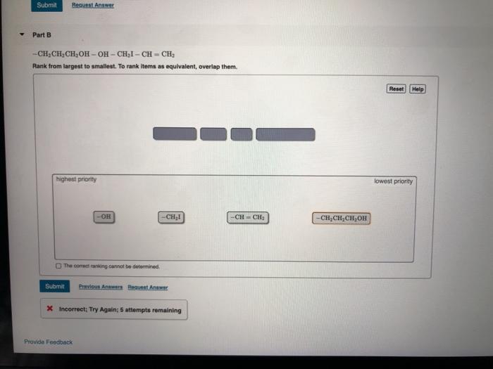 Solved Assign relative priorities to each set of | Chegg.com