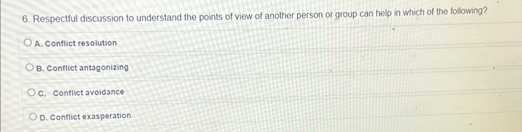 Solved Respectful discussion to understand the points of | Chegg.com