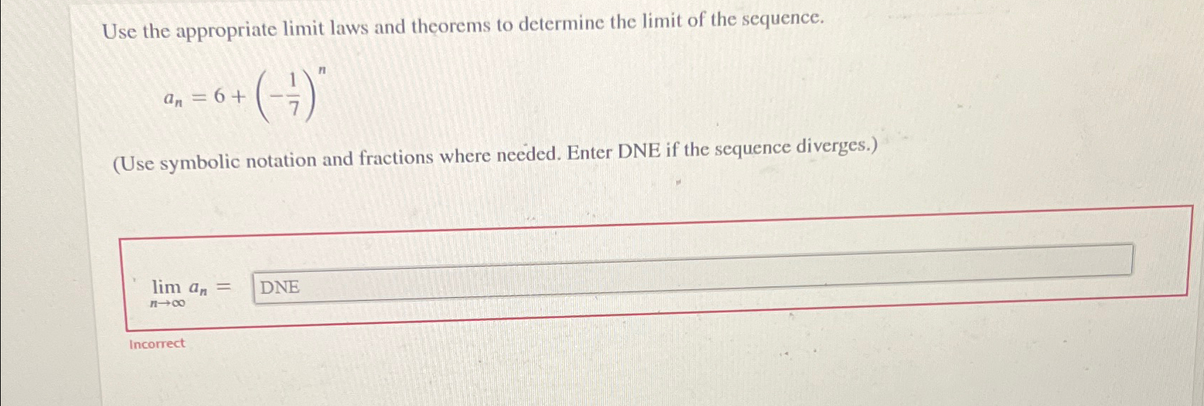 Solved Use the appropriate limit laws and theorems to | Chegg.com