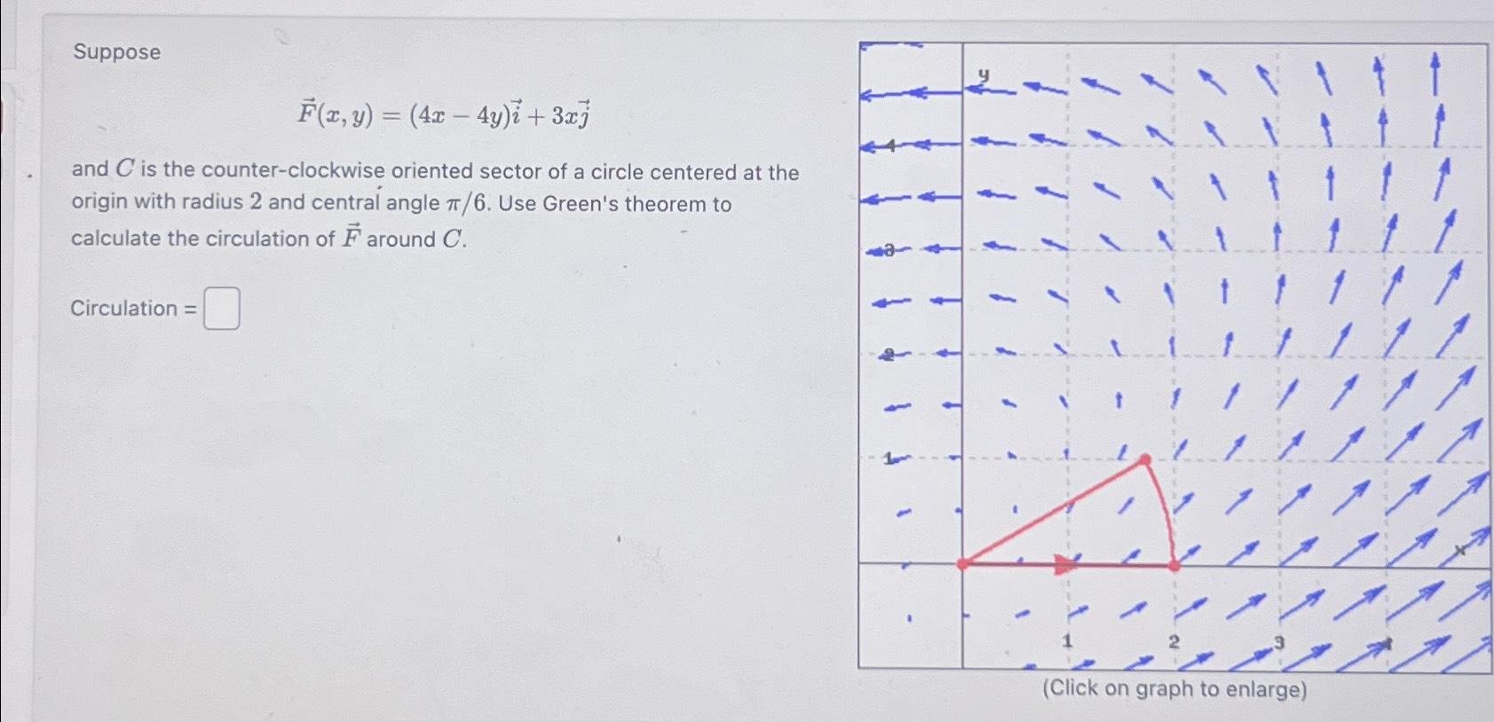 Solved Supposevec(F)(x,y)=(4x-4y)vec(i)+3xvec(j)and C ﻿is | Chegg.com
