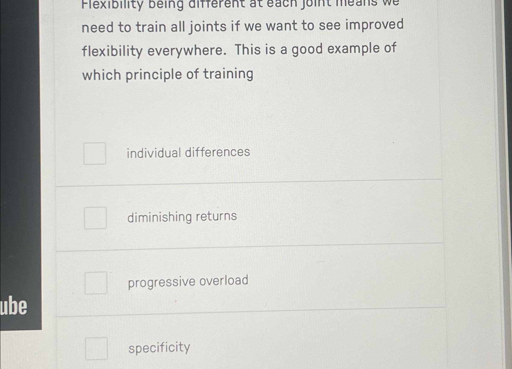 Solved Flexibility being ditterent at eacn joinc means we | Chegg.com