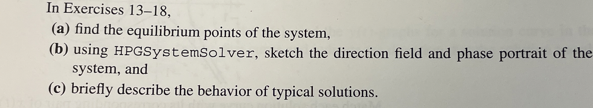 Solved In Exercises 13-18,(a) ﻿find the equilibrium points | Chegg.com