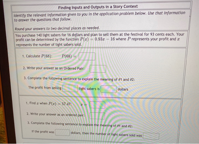 Solved Finding Inputs And Outputs In A Story Context 8948
