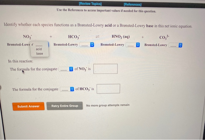 Solved [Review Topics) [References) Use the References to | Chegg.com