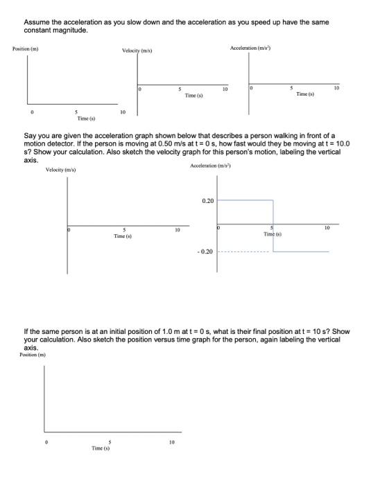 PHYS& 221 Lab Activity #2 Graphing Motion In this lab | Chegg.com