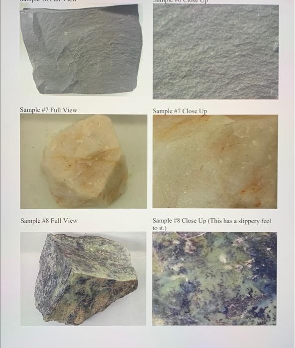 Solved Metamorphic Rocks For this lab, you will be making | Chegg.com