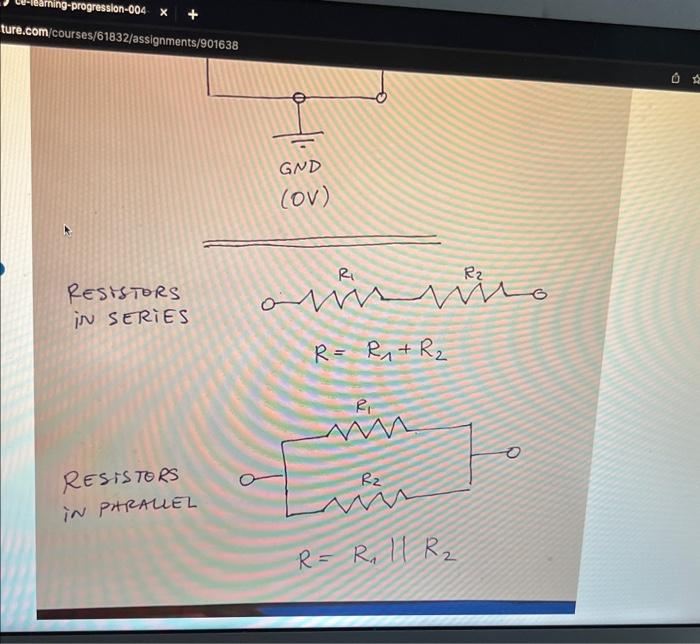 Solved The following simple circuit contains: a 3.3V voltage | Chegg.com