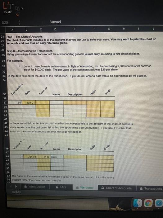 Review View Telle Formulas Data Insert Draw Page | Chegg.com