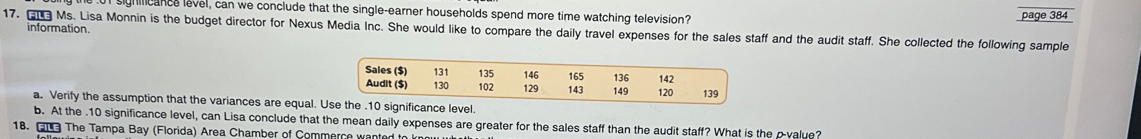 Solved level, can we conclude that the single-earner | Chegg.com