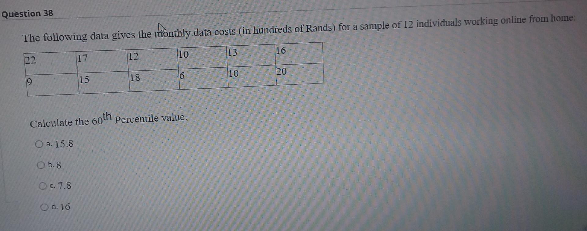 Solved on 2 Intercape, a bus commuter service in South | Chegg.com