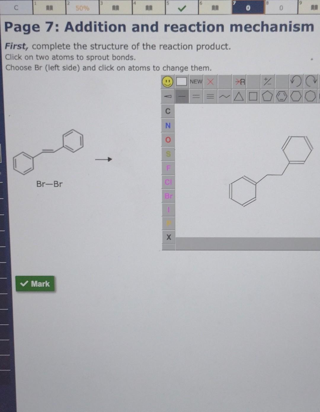 Solved Bromine addition to an alkene, ethene. How is the | Chegg.com