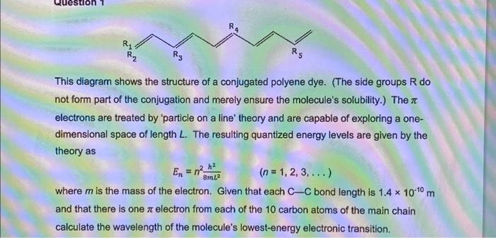 [Solved]: This diagram shows the structure of a conjugated