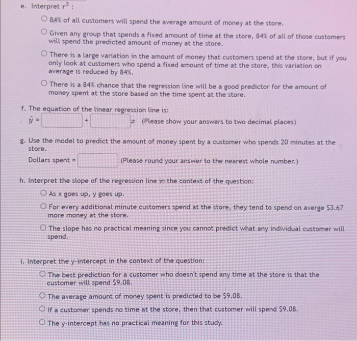 Solved Here is a bivariate data set. Find the correlation | Chegg.com