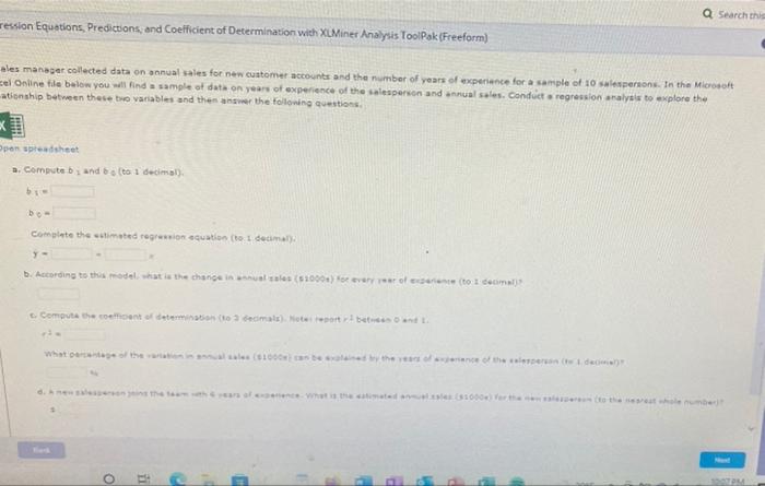 Solved can Gorend he a. Compute bi and bo (to 1 decimal). bo | Chegg.com