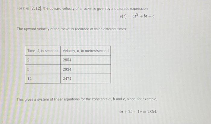 Solved Finish writing the system of linear equations in the | Chegg.com