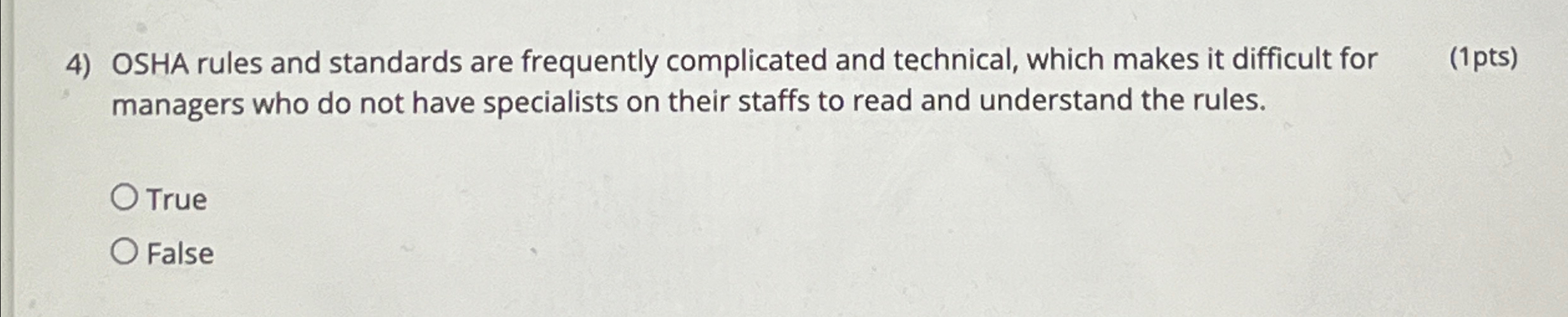 Solved OSHA rules and standards are frequently complicated | Chegg.com