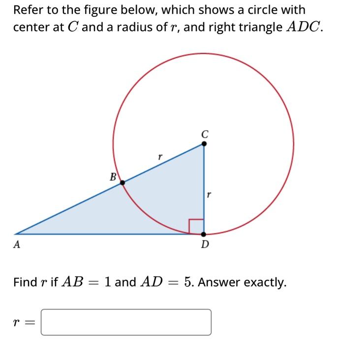 Solved Refer to the figure below, which shows a circle with | Chegg.com