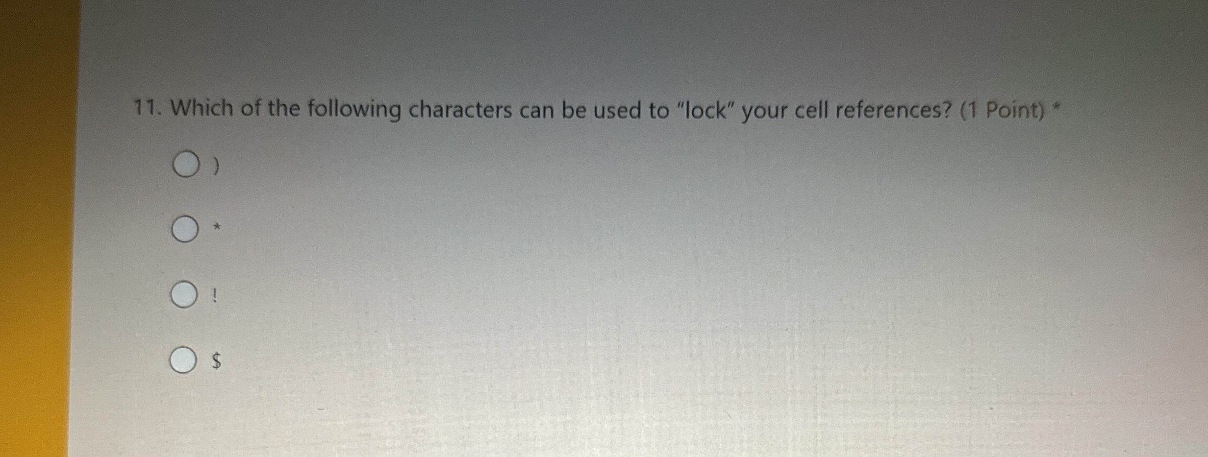 Solved Which of the following characters can be used to | Chegg.com